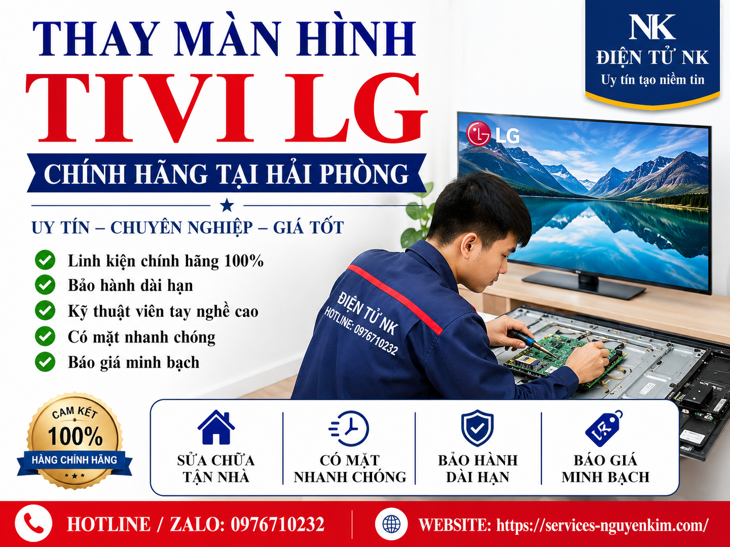 Thay Màn Hình Tivi LG Chính Hãng Tại Hải Phòng – Dịch Vụ Uy Tín, Giá ...